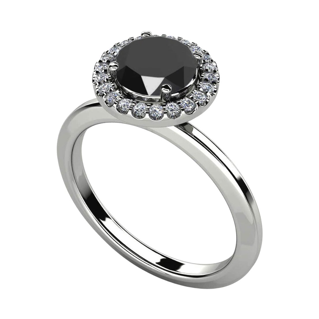 Modern Silver 5 Carat Precious Stones Swan Cocktail Ring at 1stDibs
