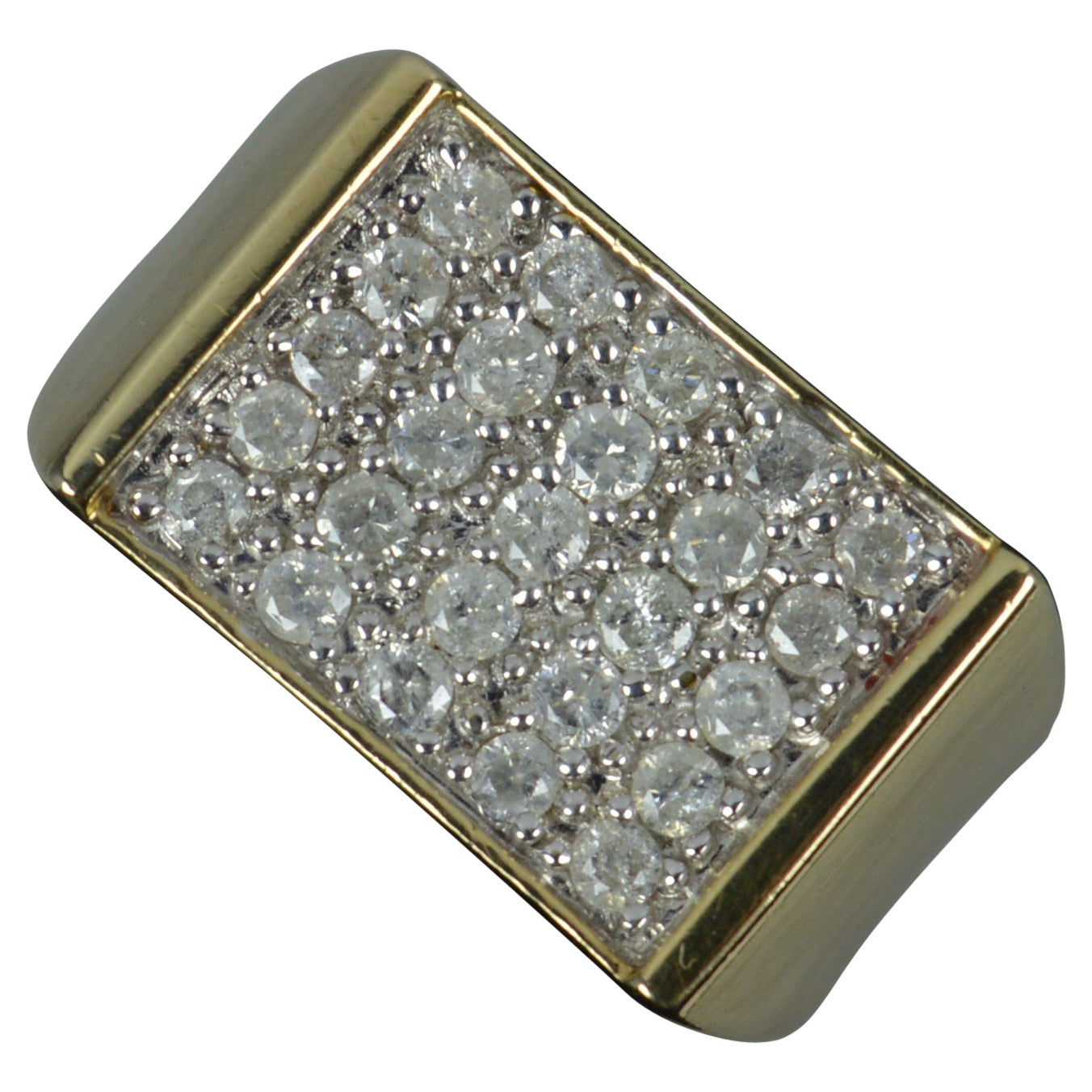 Large 0.75 Carat Diamond 9 Carat Gold Ring For Sale at 1stDibs | 9 ...