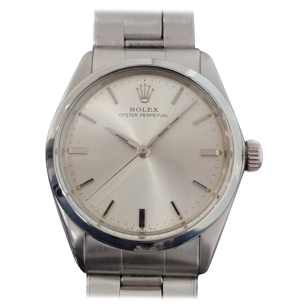 Midsize Rolex Oyster Perpetual 6549 Automatic Watch, c.1960s Vintage ...