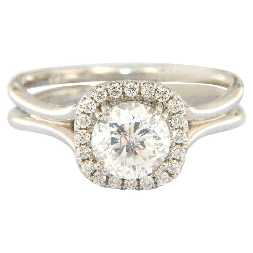 New Scott Kay Diamond and Sapphire Swirl Semi Mount Ring in 18K White ...