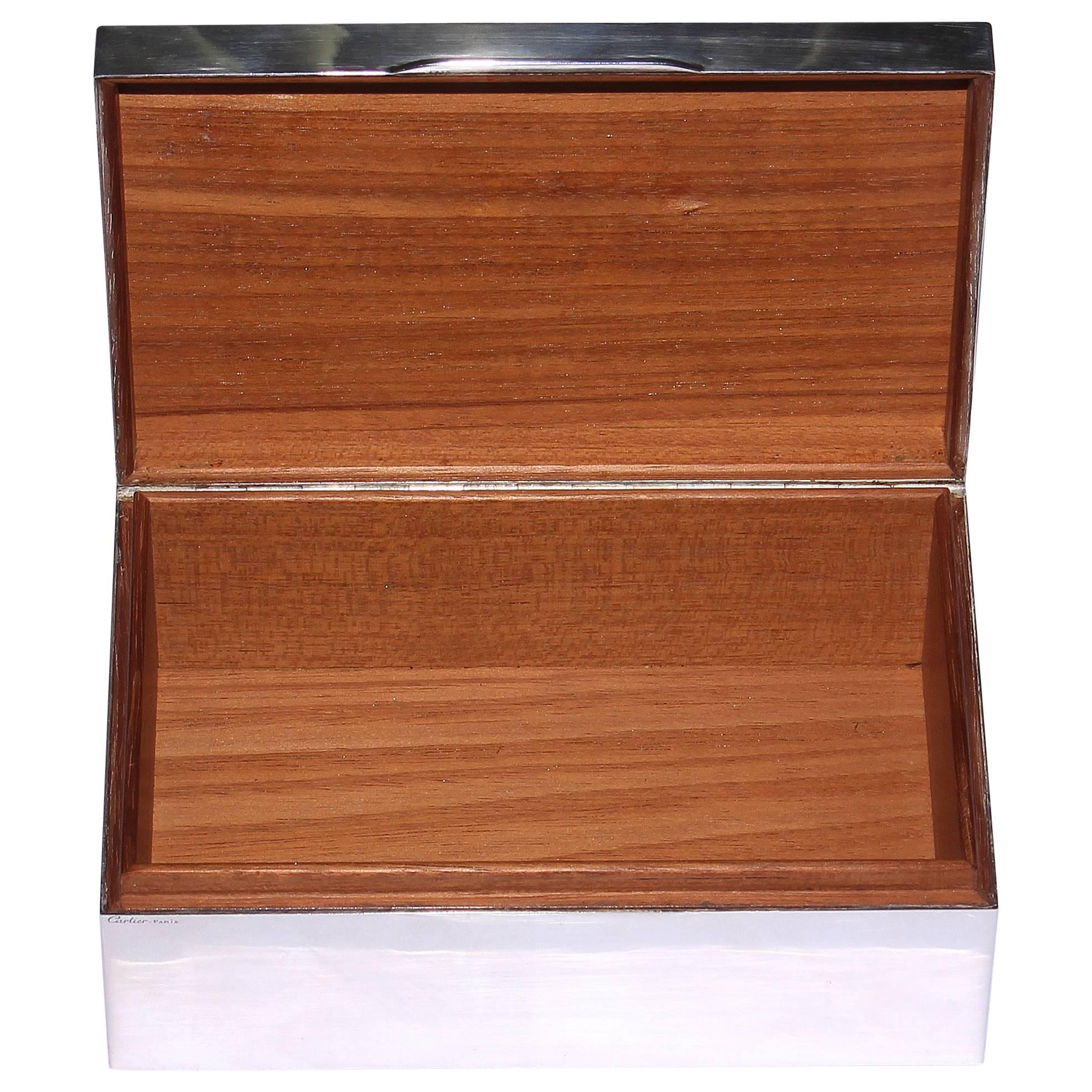 Cartier Wood Case - 3 For Sale on 1stDibs