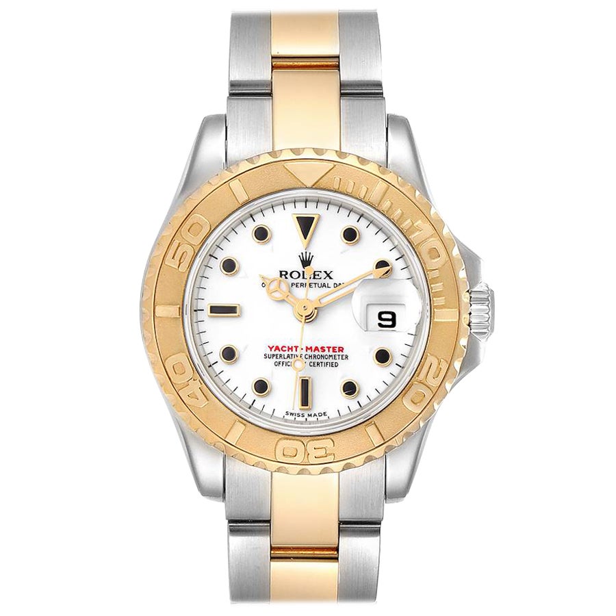 Rolex Yachtmaster II Regatta White Gold Platinum Watch 116689 Unworn ...