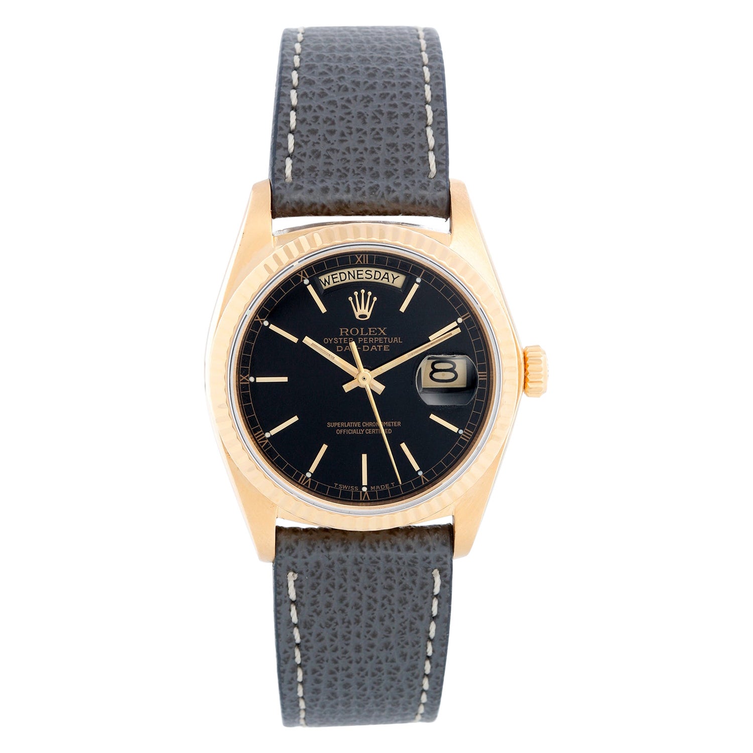 Rolex Day-Date 40 228235 Men's Watch in 18kt Rose Gold For Sale at 1stDibs