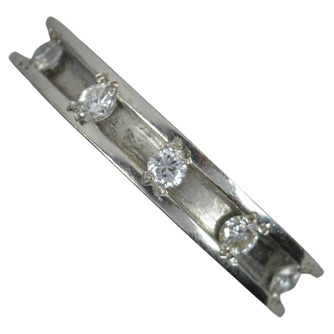 10.50ct Three Stackable Diamond Bands Platinum and 14 Karat at 1stDibs ...