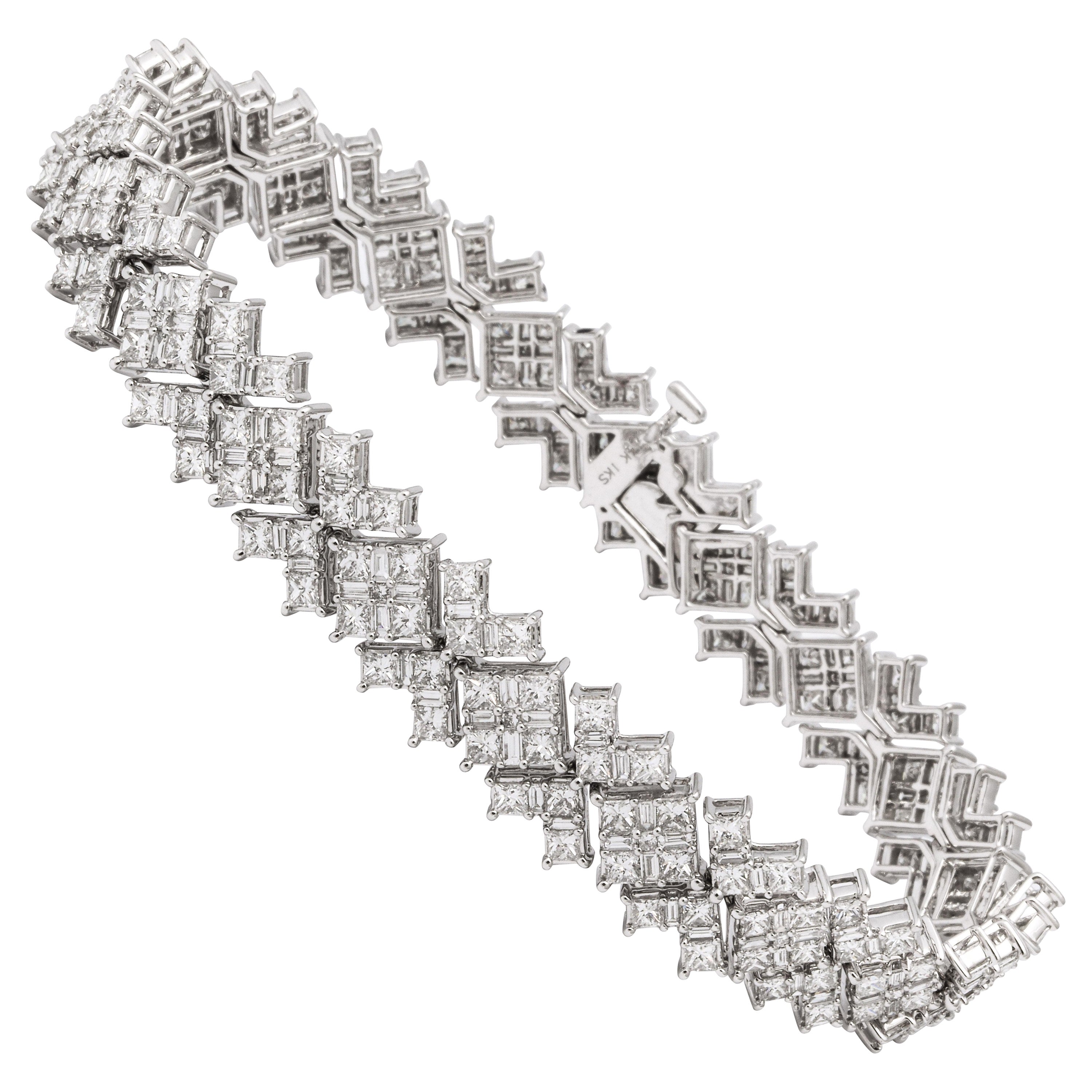 Fancy Diamond Bracelet For Sale at 1stDibs