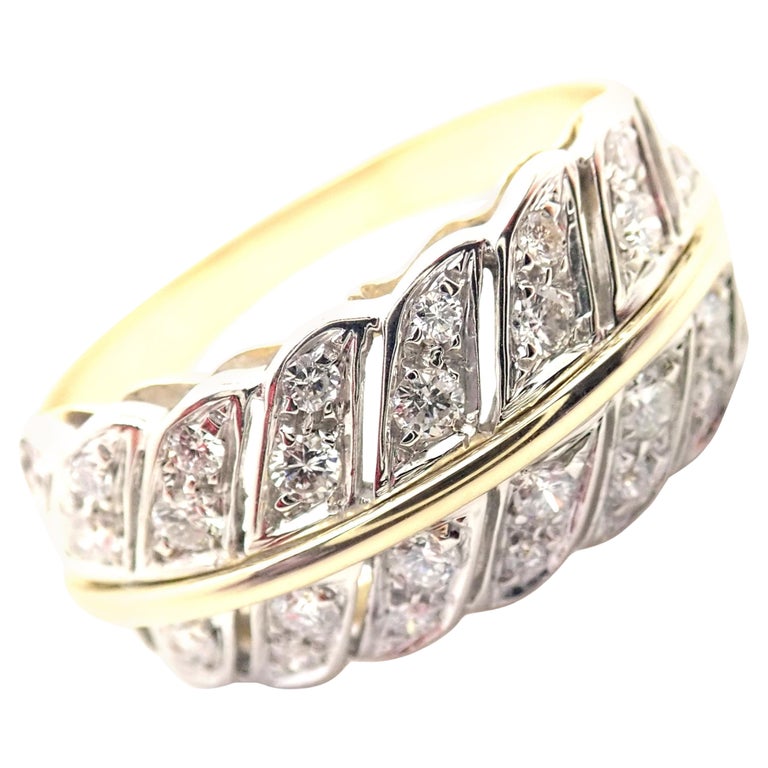 H. Stern Diamond Yellow Gold Band Ring For Sale at 1stDibs | h stern ...