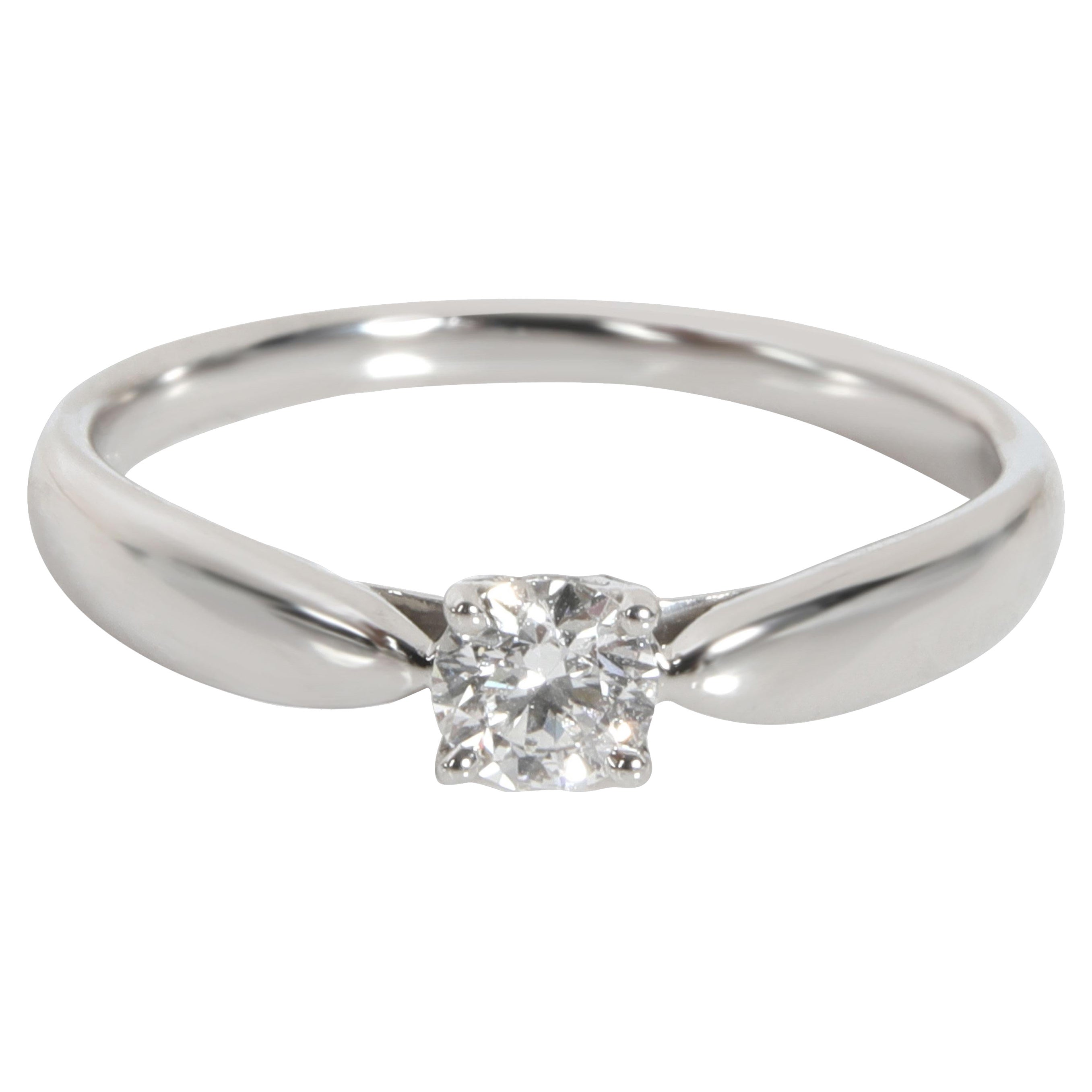 Tiffany and Co. Diamond Solitaire Ring in 950 Platinum E VS1 0.49 CTW ...