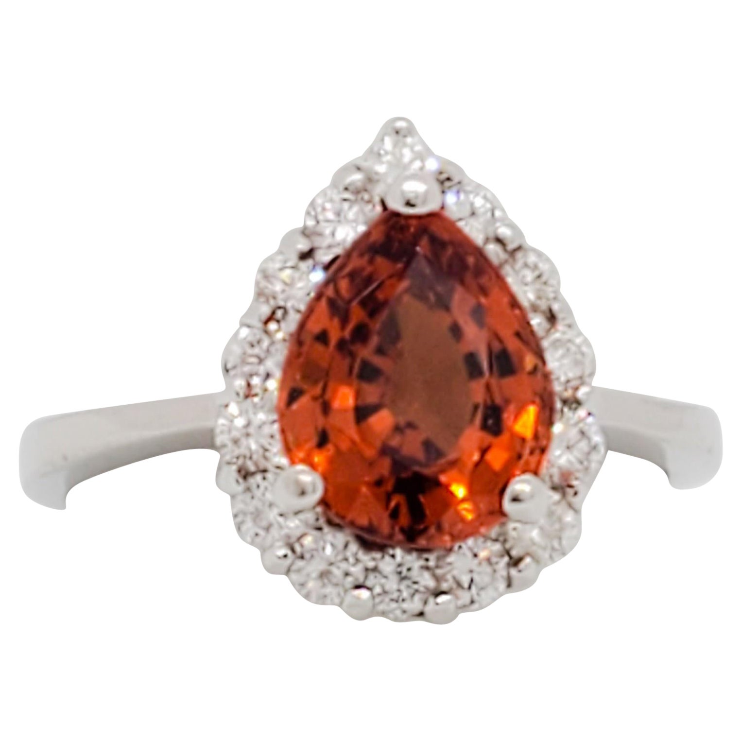 Estate Kate Mc Cullar Rhdolite Garnet Citrine Diamond Ring 14 Karat ...