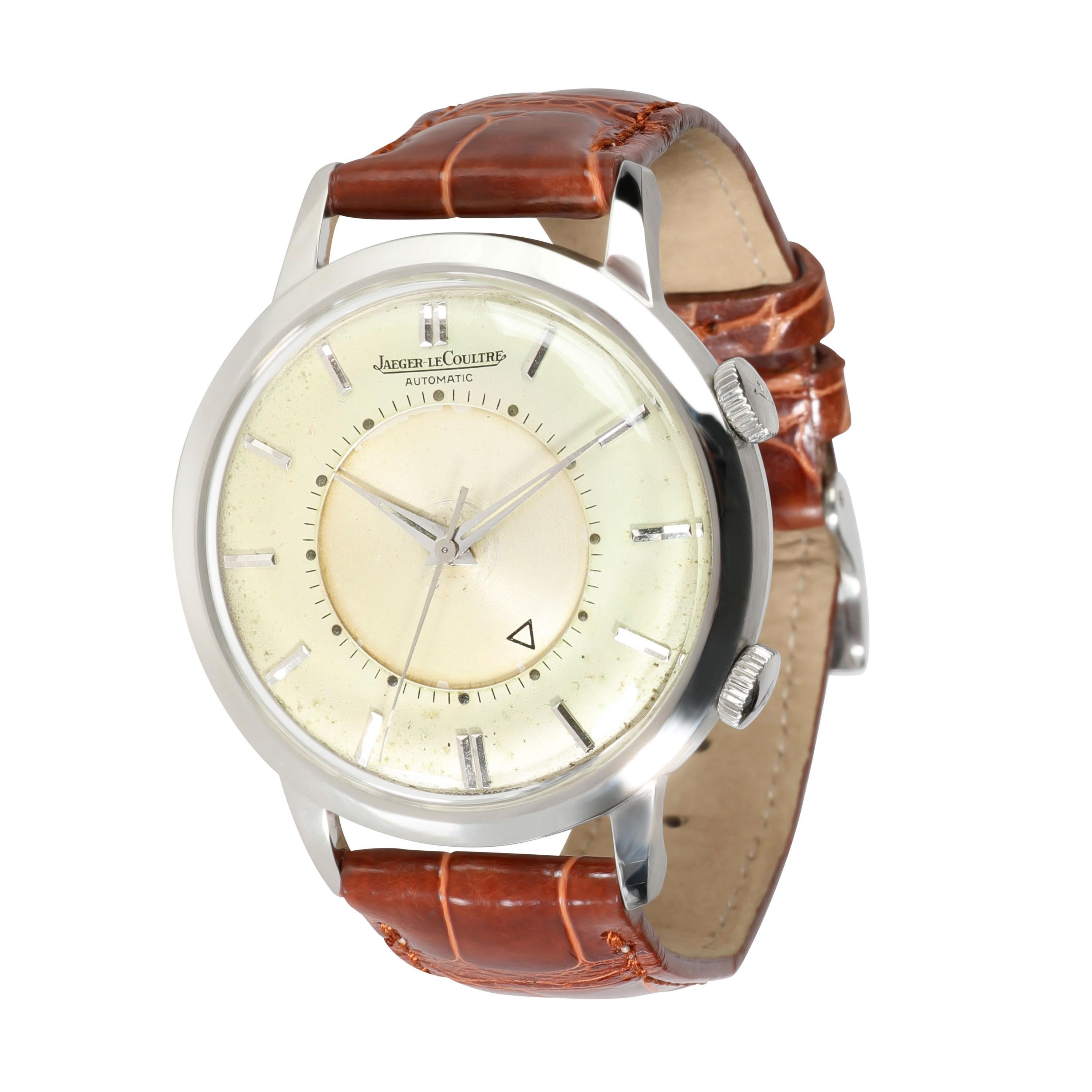 Vintage Jaeger-LeCoultre Square-Shaped Watch in 14 Karat Gold and Steel ...