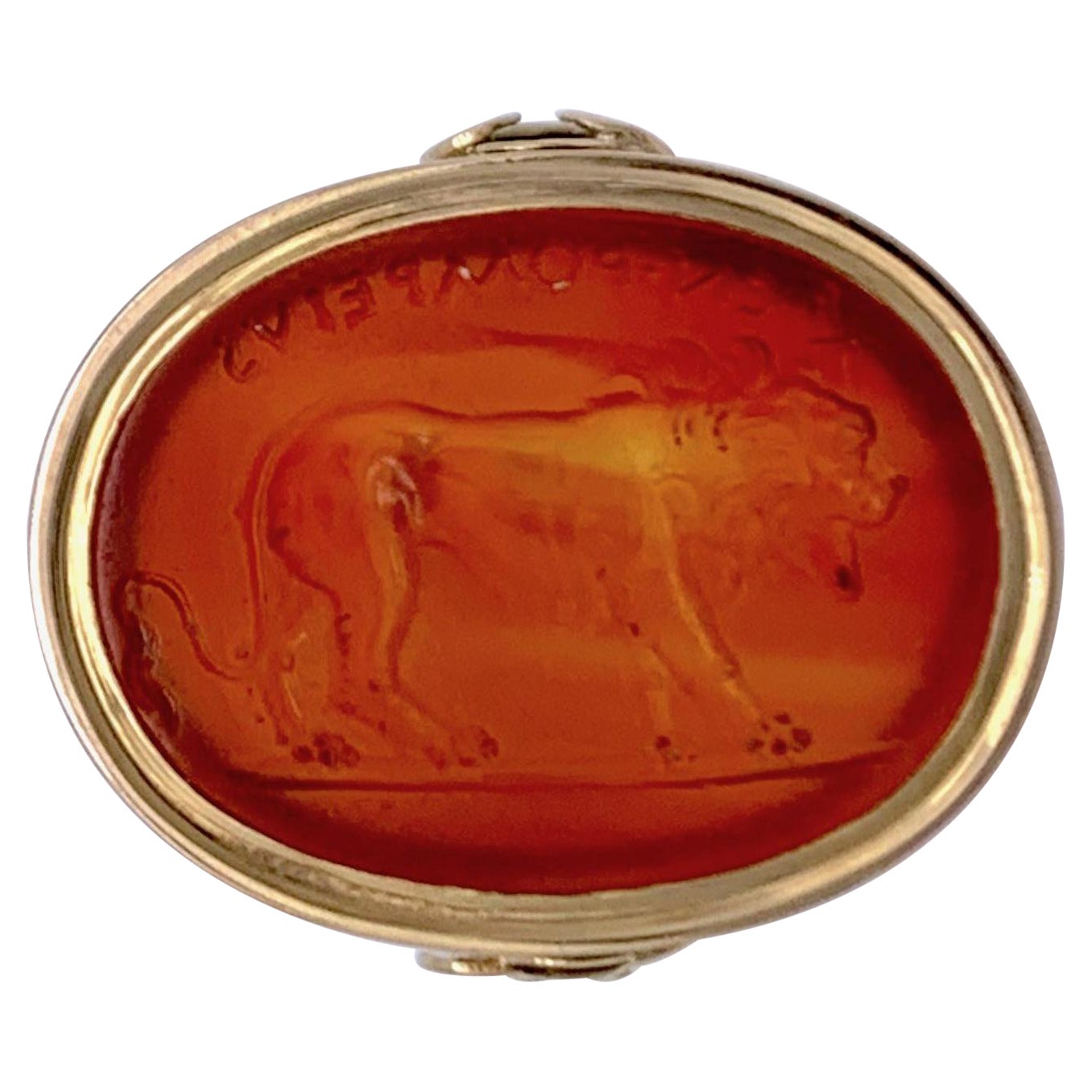 Antique 18th Century Sepia Portrait Miniature Gold Ring at 1stDibs ...