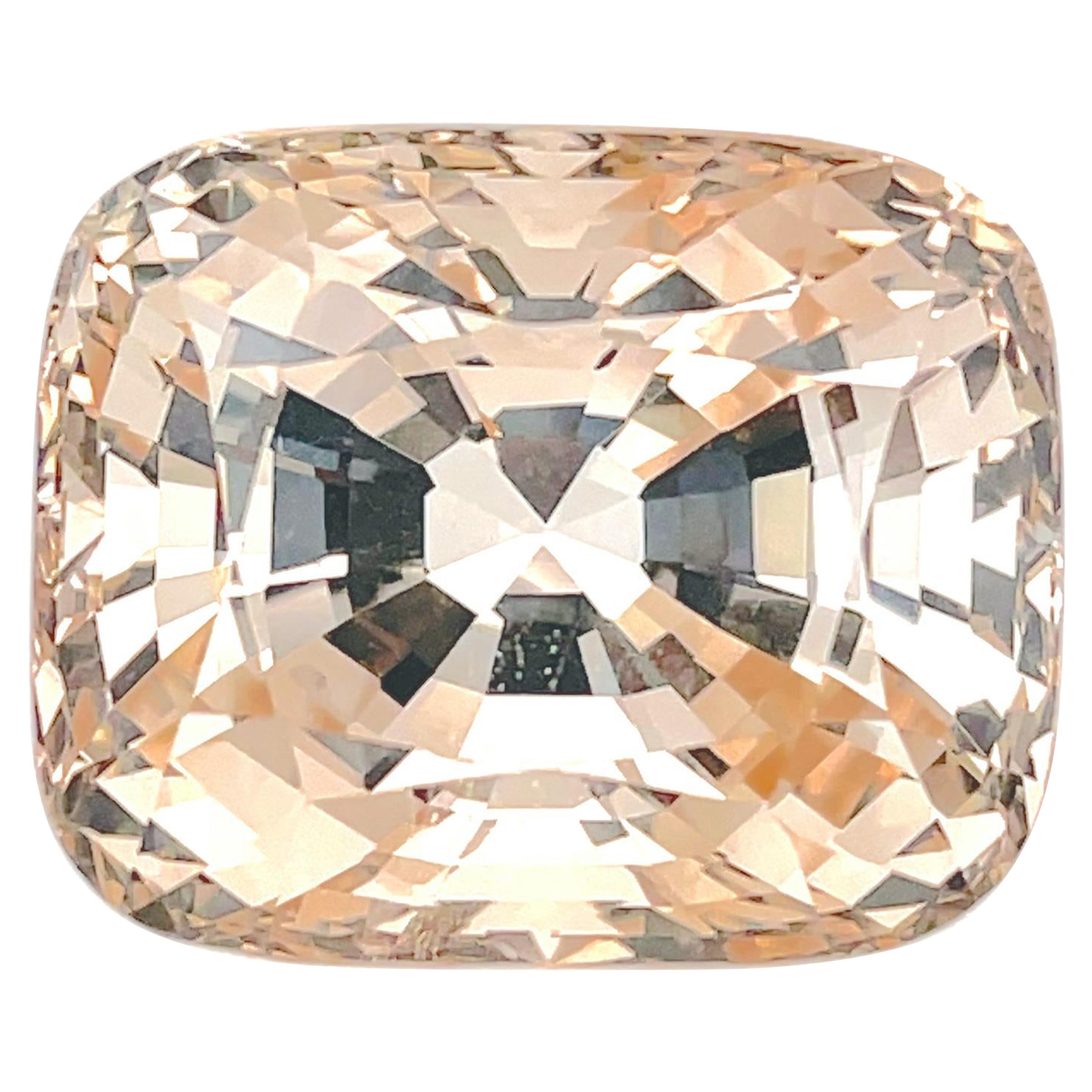 79.01 Carat Topaze brun clair taille coussin pierre prcieuse en vrac En ...
