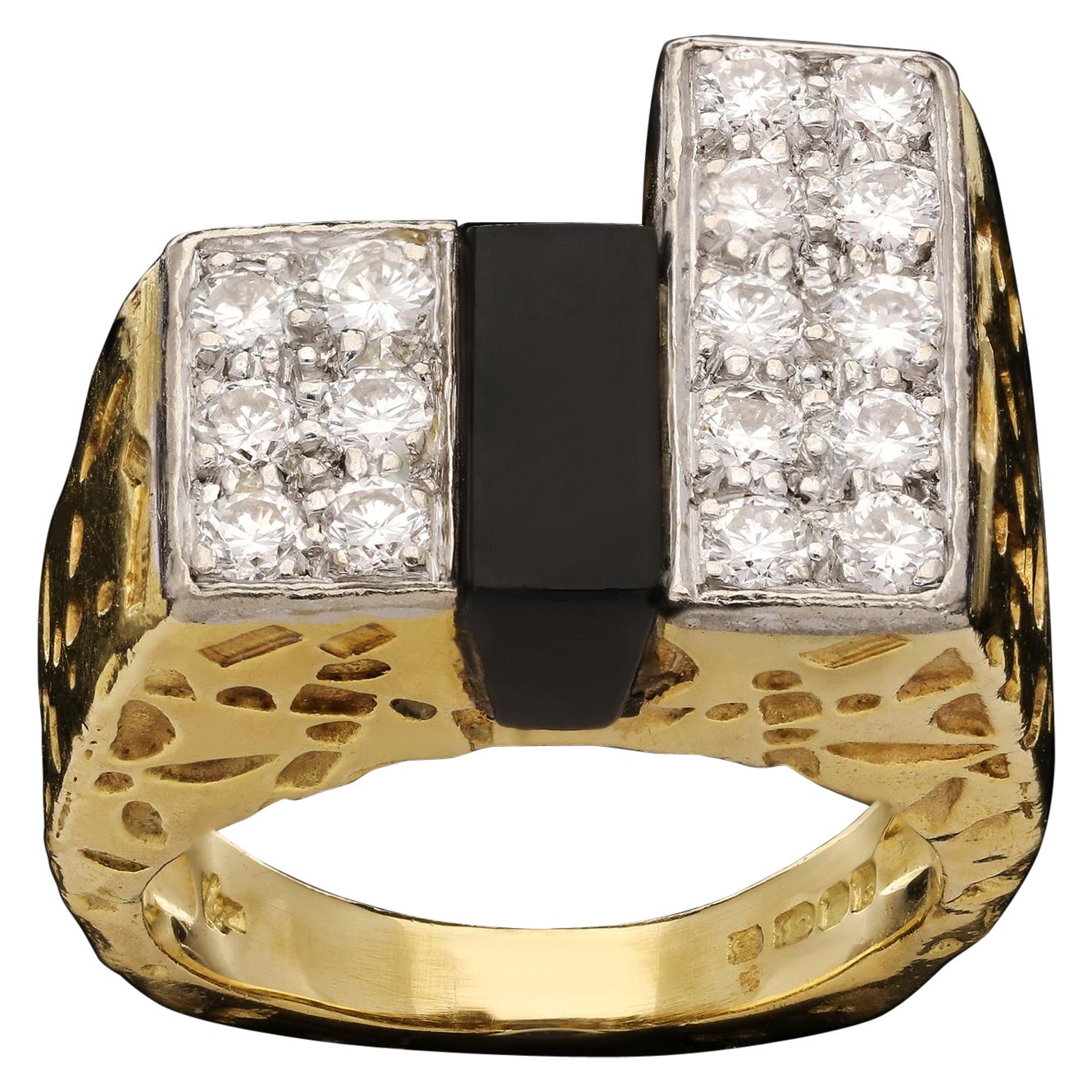 Kutchinsky 18k and Diamond Ring at 1stDibs
