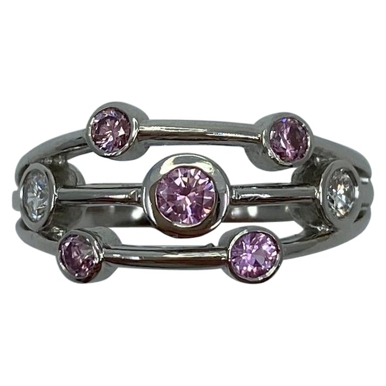 Vintage Diamond and 18 Carat White Gold 'Raindance' Boodles Ring at 1stDibs