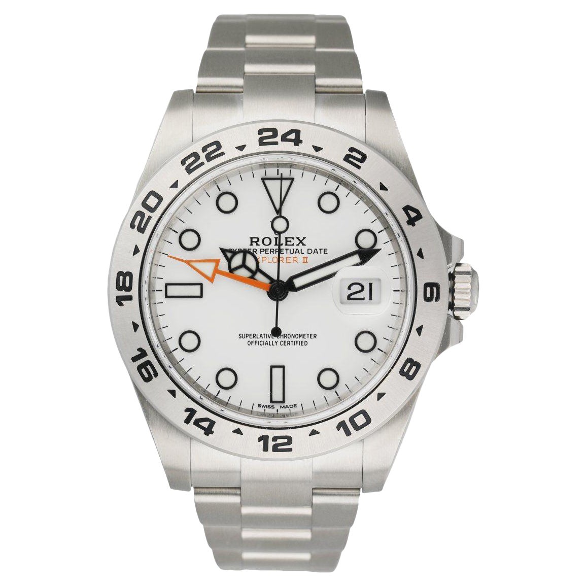 Rolex Oyster Perpetual Explorer II 216570 Men's Watch Box and Papers at ...