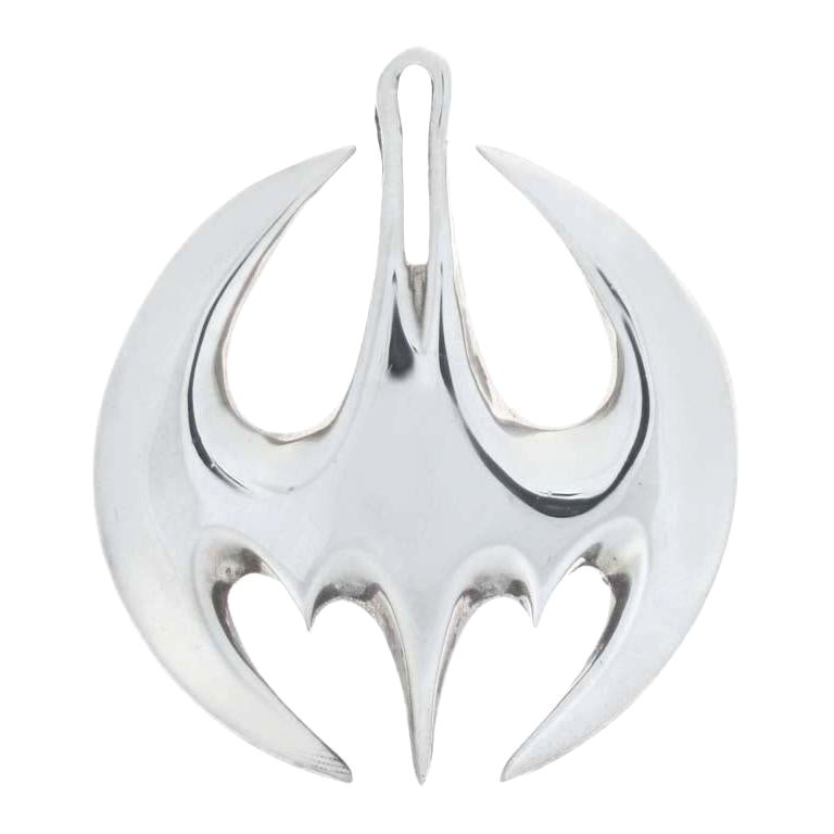 RLM Studios Batman Symbol Medallion Pendant, Sterling Silver 925 DC ...