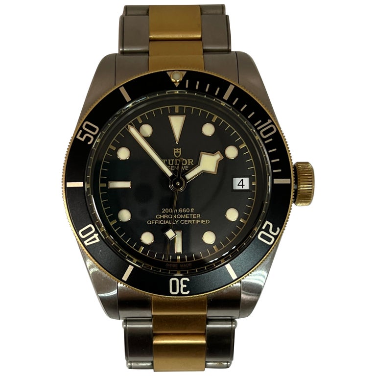 Pre-Owned Tudor Black Bay Heritage Two-Tone Watch Box/Papers 2019 For ...