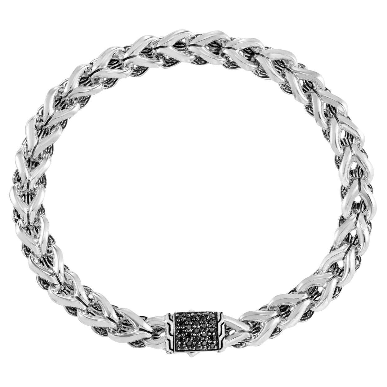 Heavy Silver Link Bracelet For Sale at 1stDibs