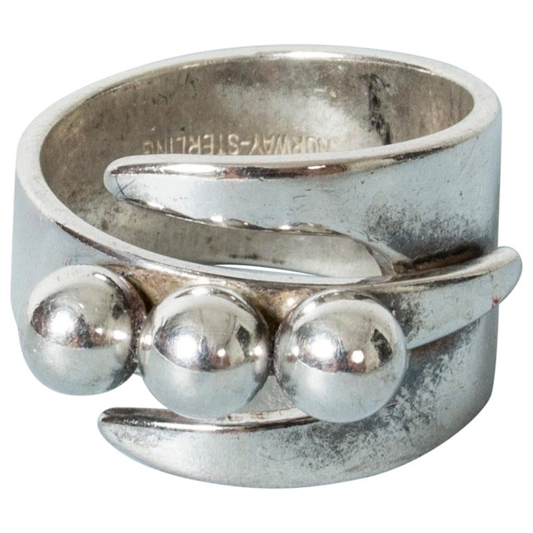 Silver Ring from David Andersen, Norway at 1stDibs