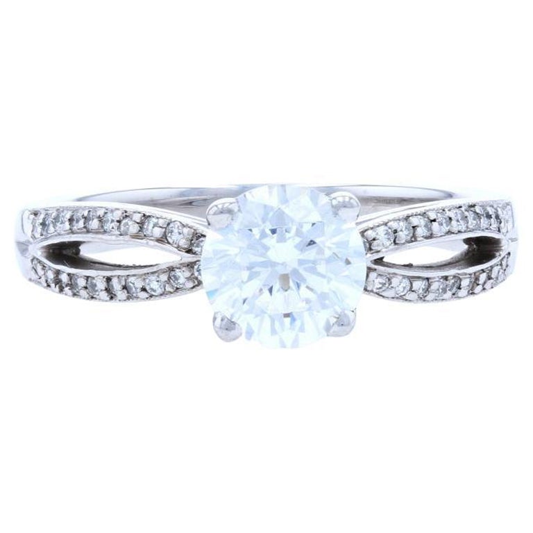 Scott Kay Semi-Mount Engagement Ring, 19k White Gold for Stone .25ctw ...