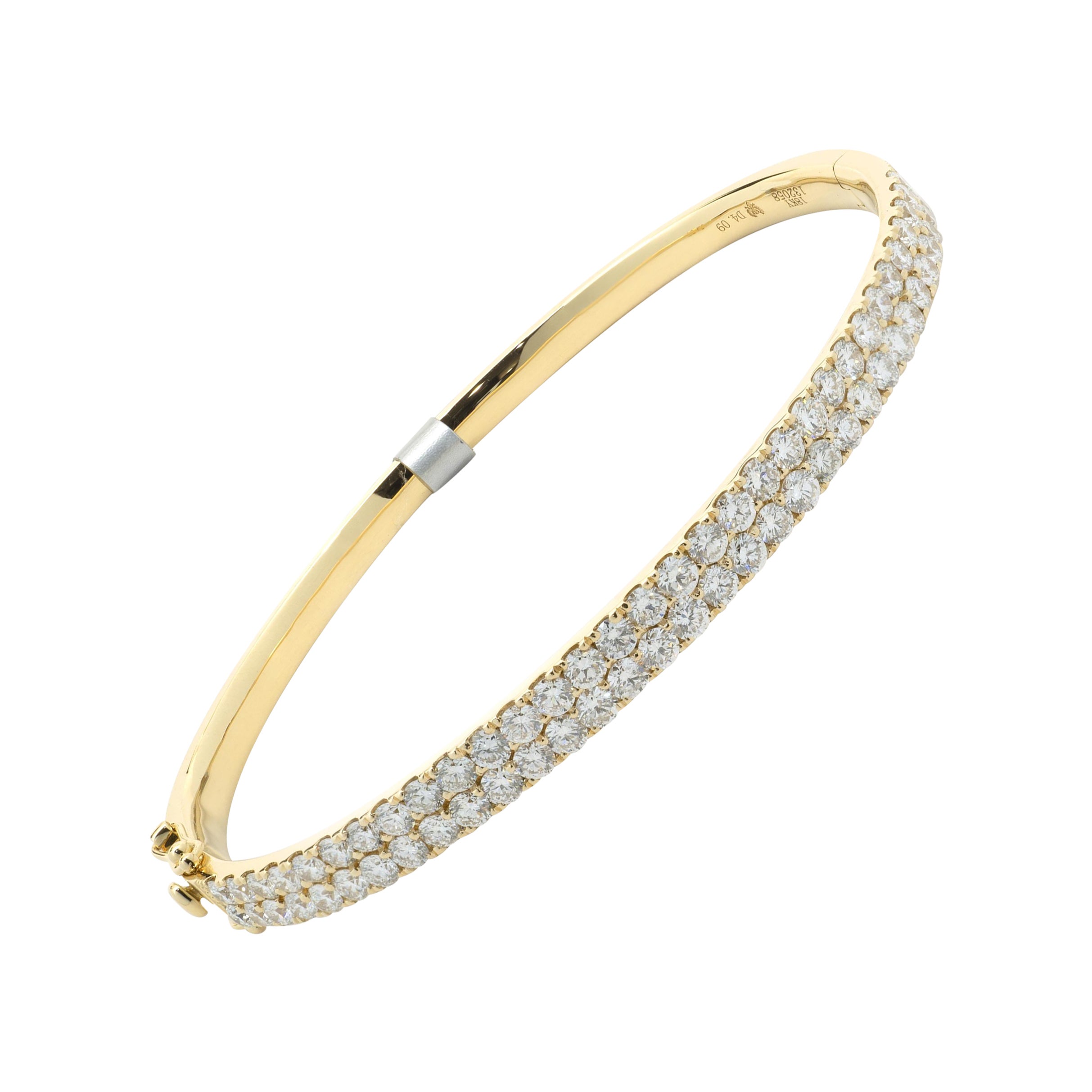 Cartier Panthere Multi-Tone Gold Two Row Bangle Bracelet at 1stDibs
