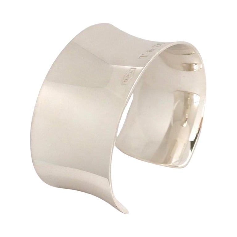 Tiffany and Co. '1837' Silver Cuff For Sale at 1stDibs