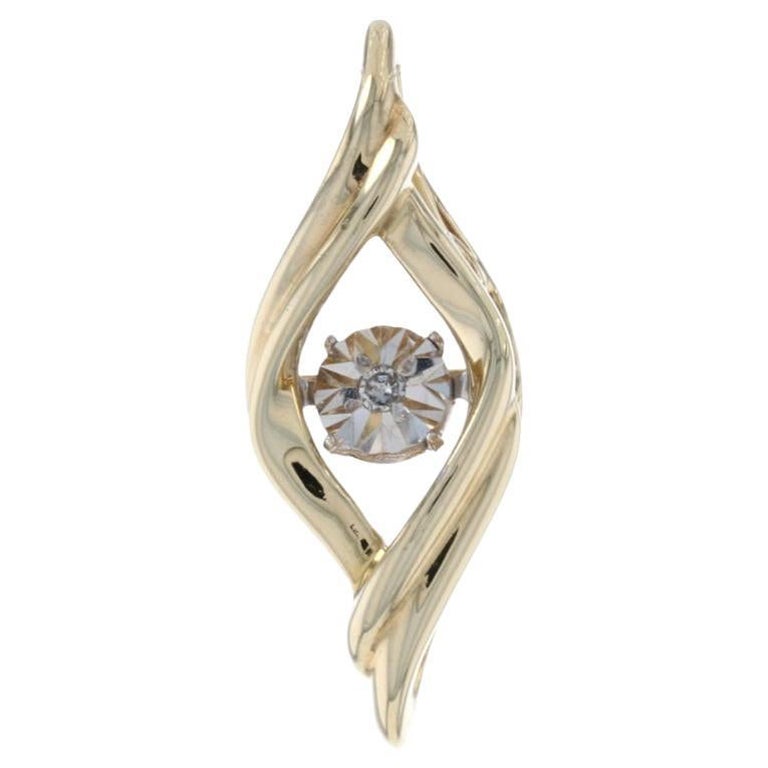 Unstoppable Love Diamond Pendant, 10k Yellow Gold Dancing Moves For ...