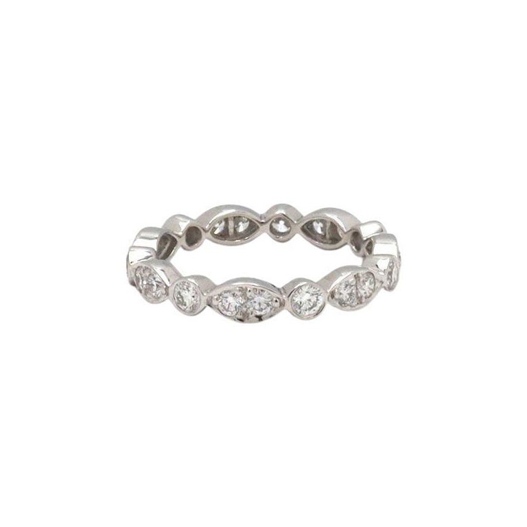 Tiffany and Co. Tiffany Jazz Platinum Diamond Ring at 1stDibs | tiffany ...