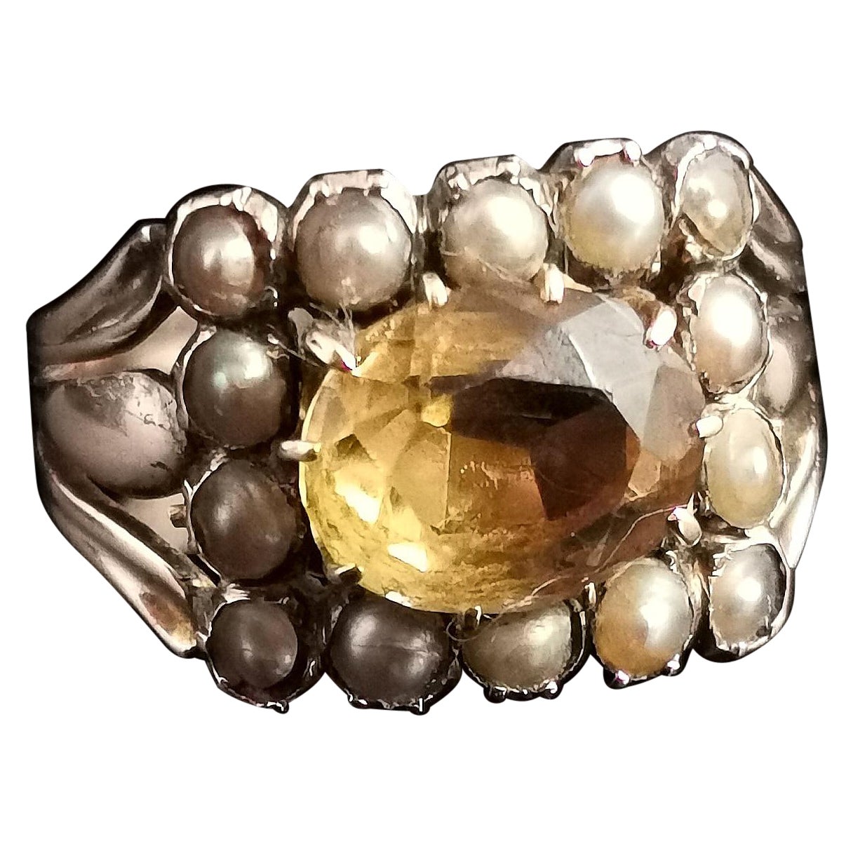 Georgian Ruby and Pearl Fede Ring For Sale at 1stDibs | ruby fede