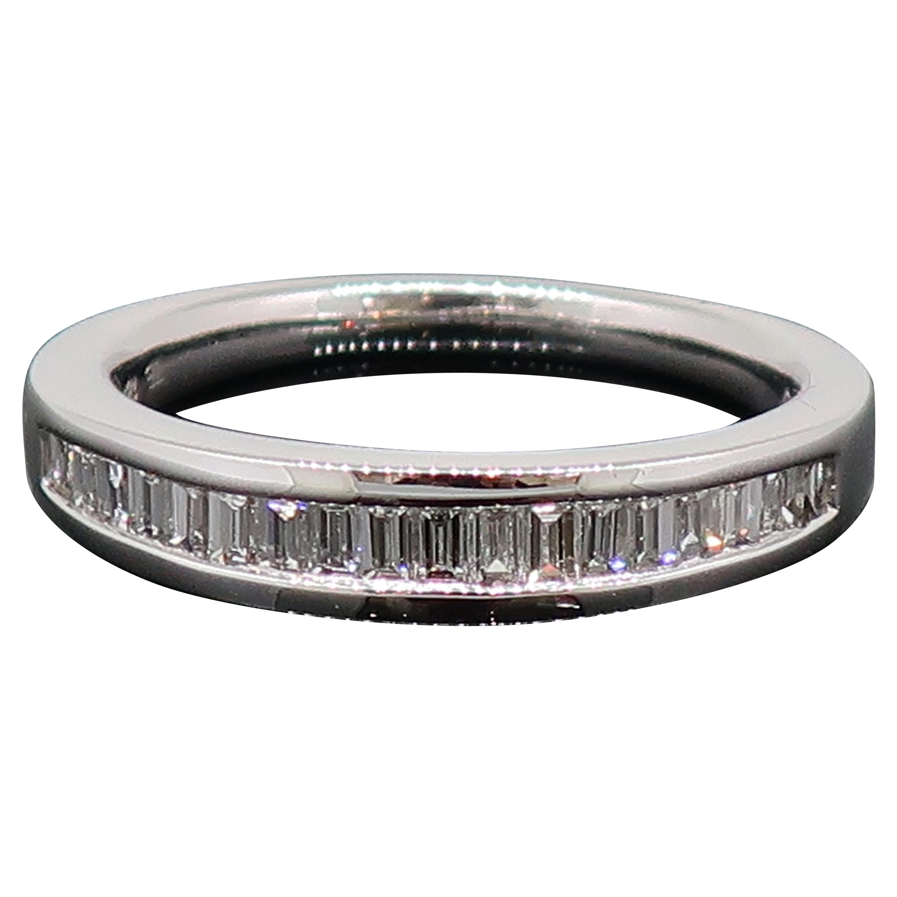 Chopard 'Ice Cube' Collection 18 Karat White Gold Diamond Band Ring at ...