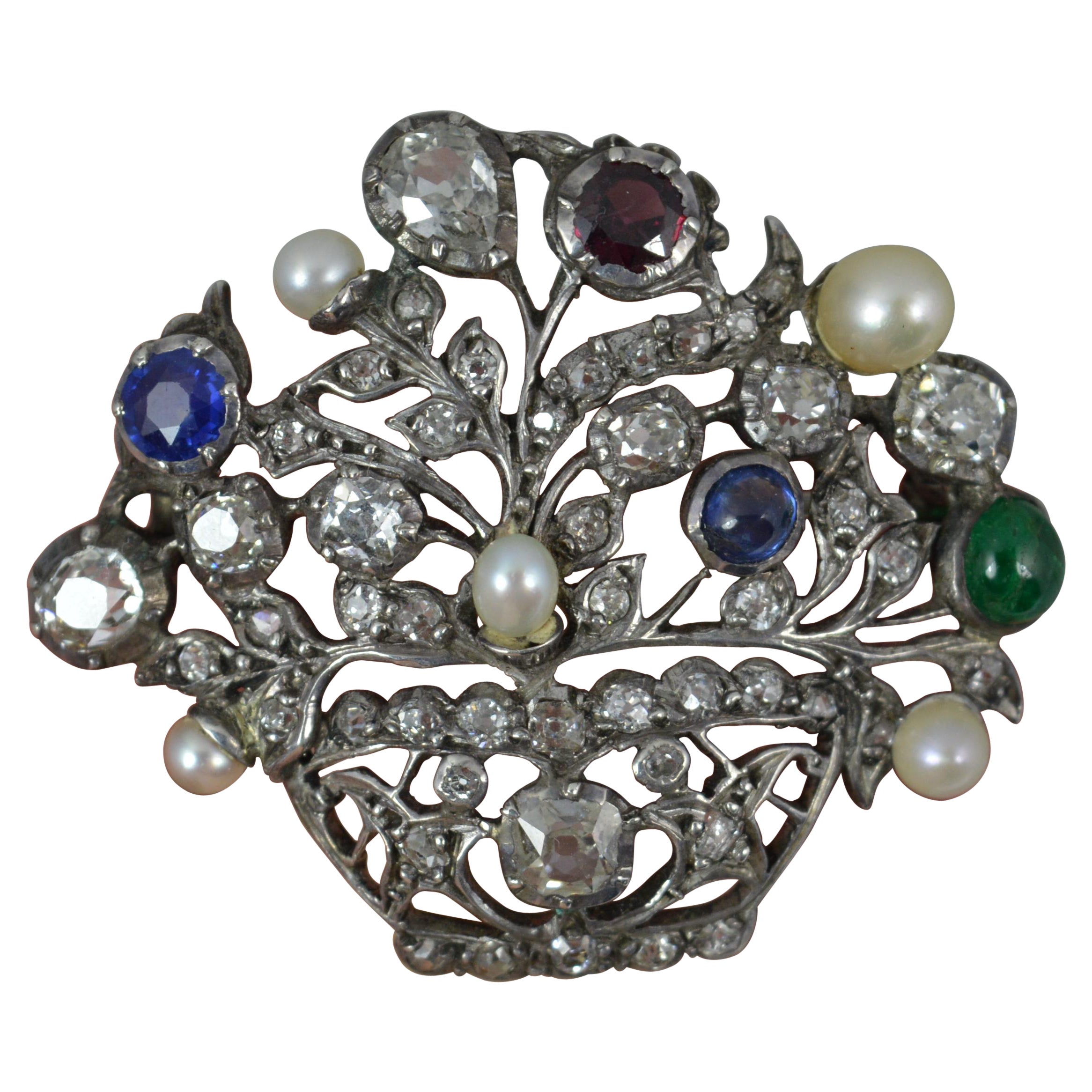 Antique Natural Pearl Brooches - 226 For Sale at 1stDibs | seed pearl ...