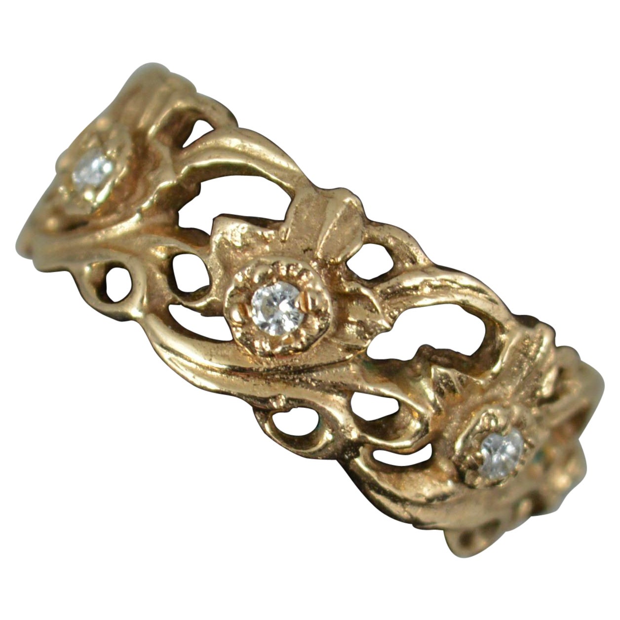 Diamond Full Eternity Ring For Sale at 1stDibs