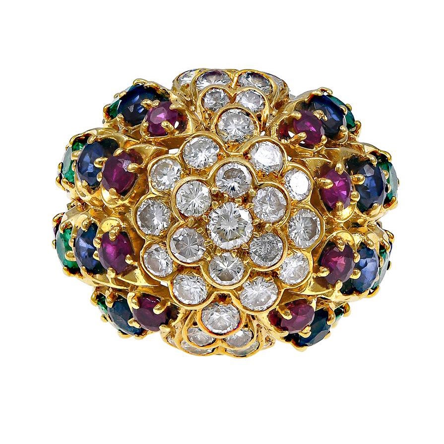 Cluster Fancy Color Diamond Multi Color, 13 GIA Certificates, Pink ...