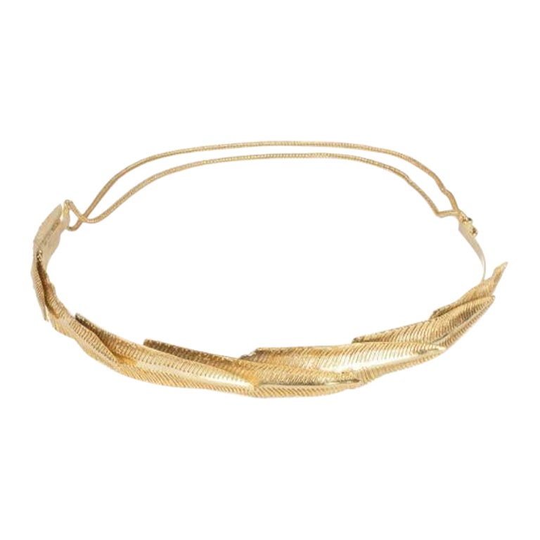 Fern Headpiece in Gold For Sale at 1stDibs