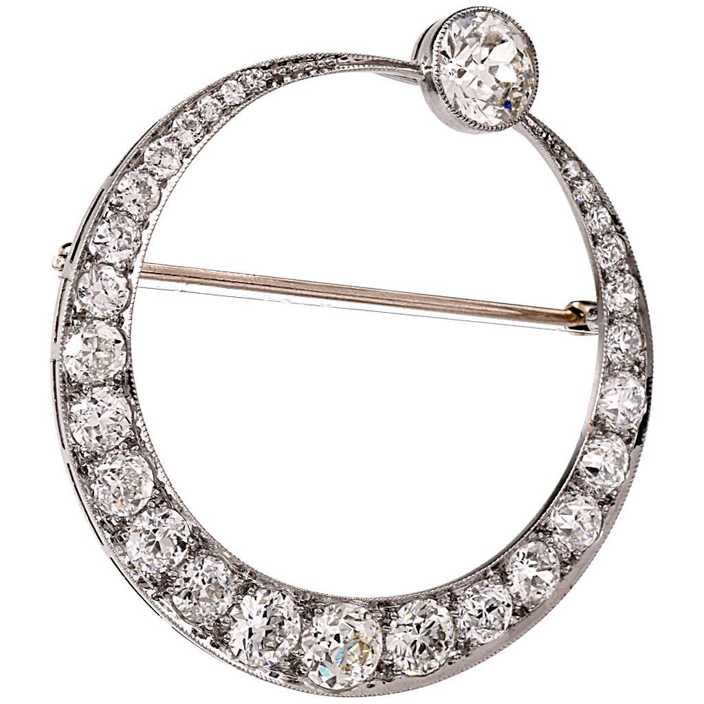 Antique Diamond Brooches - 5,896 For Sale at 1stDibs