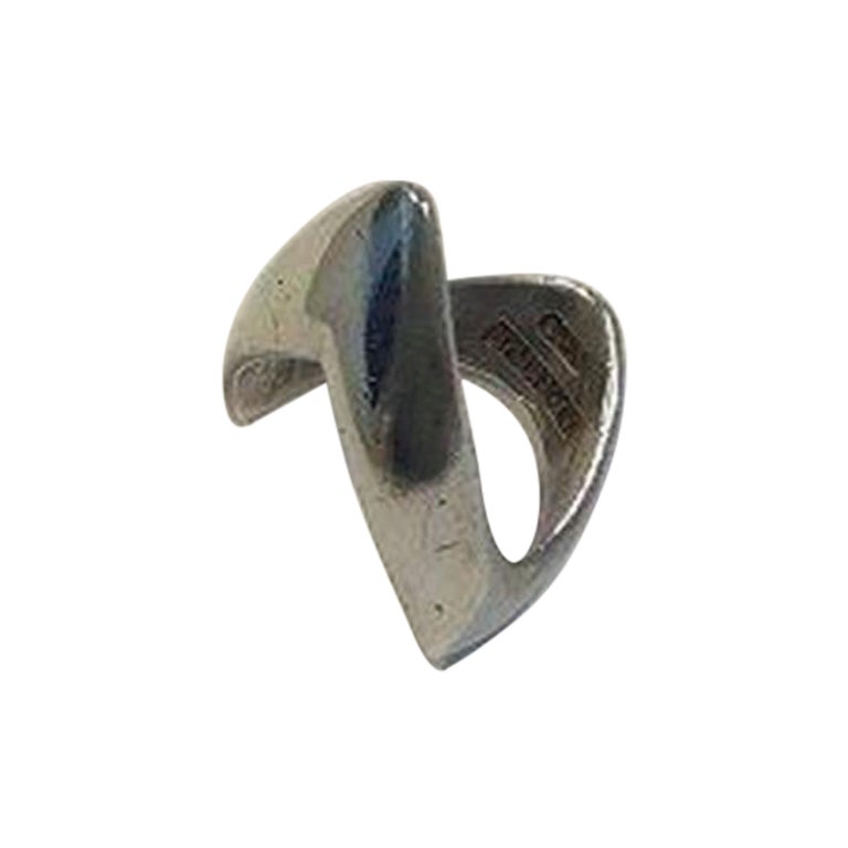 Danish Sterling Silver Ring 'Mitre' For Sale at 1stDibs
