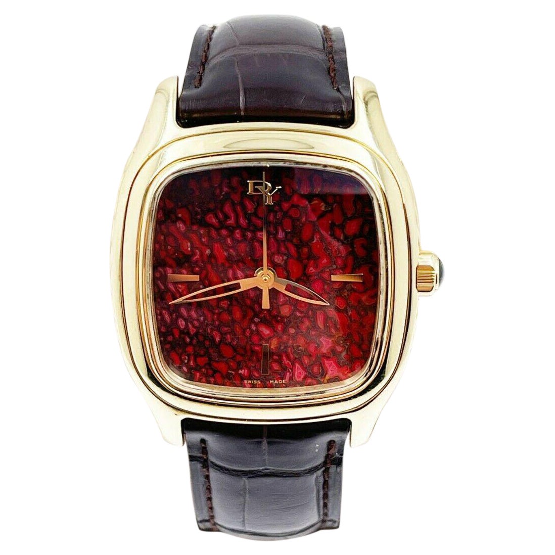 David Yurman Thoroughbred Diamond Dial Watch Stainless Steel at 1stDibs