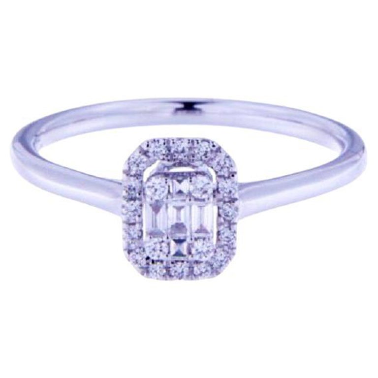 5ct Solitaire Traceable Diamond Ring In 18 Karat White Gold By Rocks ...