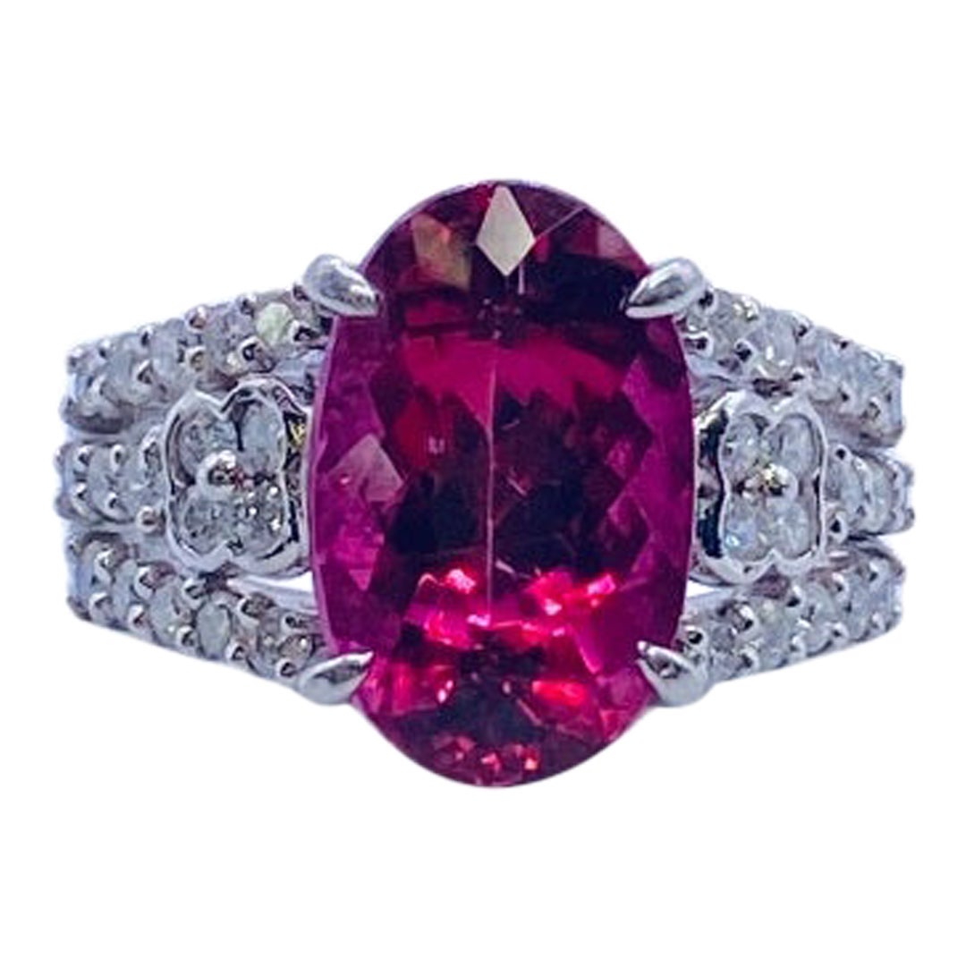Sam Lehr Tourmaline Diamond Ring at 1stDibs | sam lehr jewelry