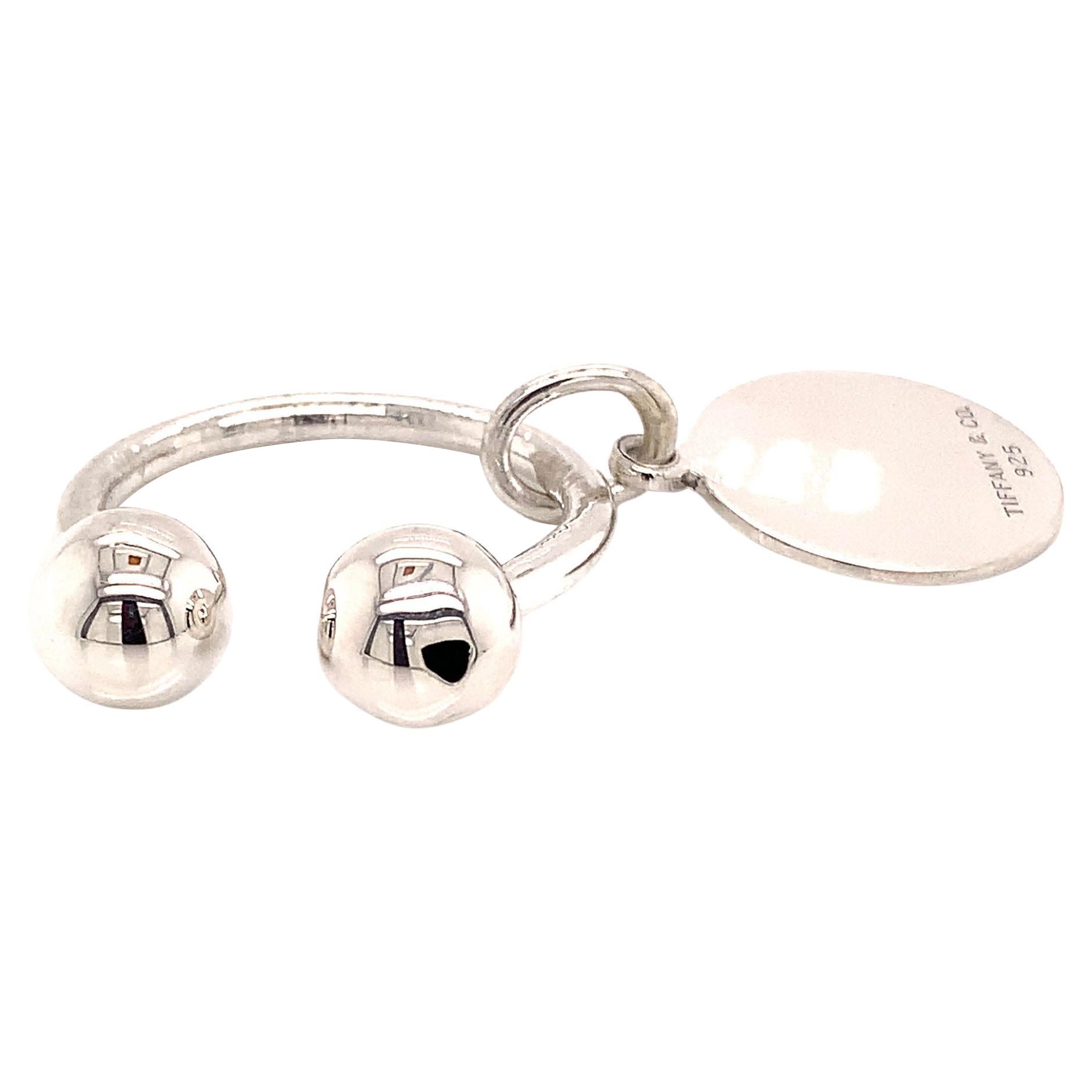 Tiffany and Co Estate Keychain Sterling Silver For Sale at 1stDibs