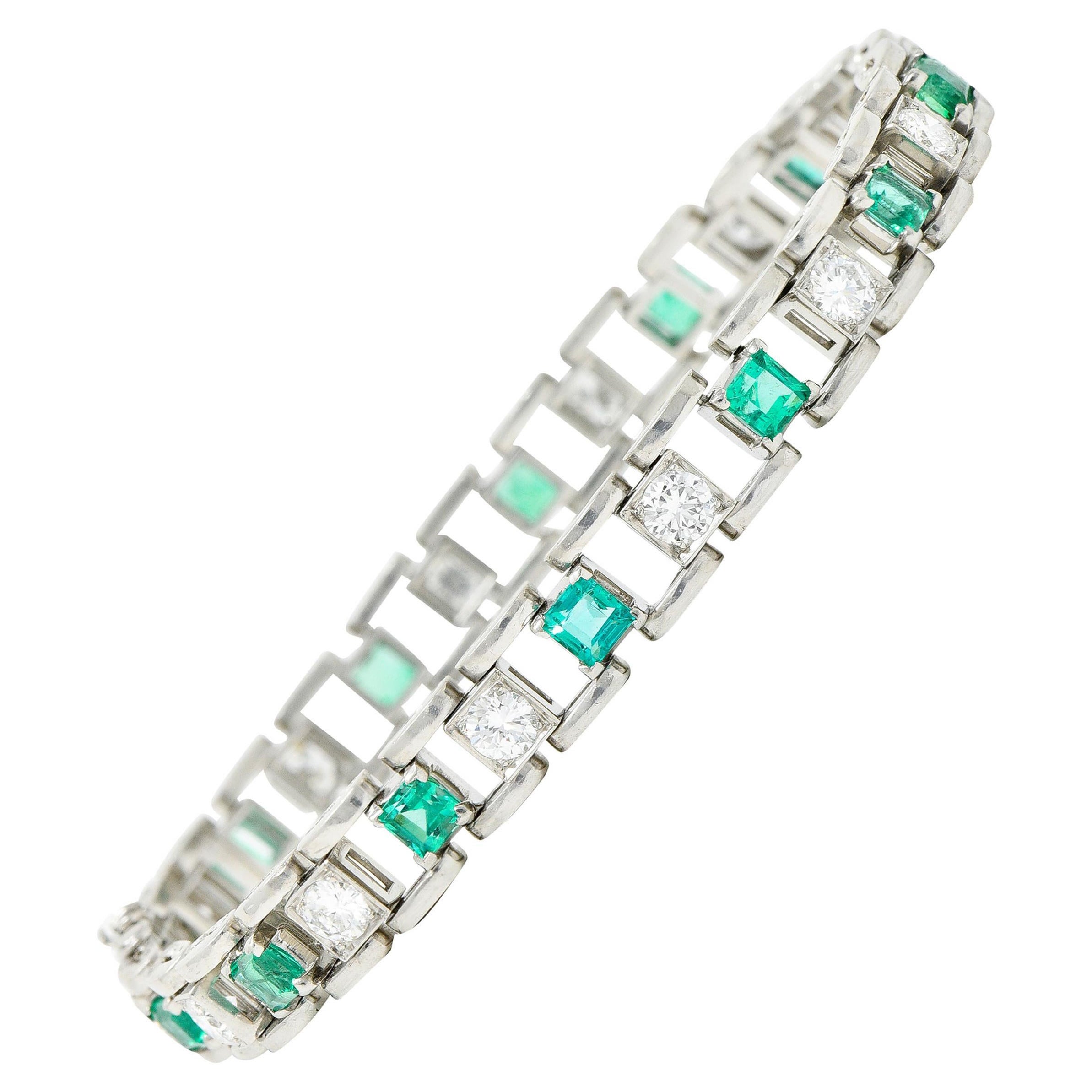 All Diamond Link Bracelet at 1stDibs