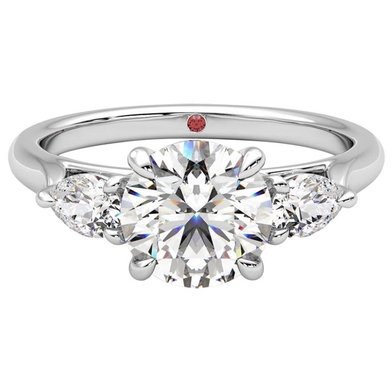 5 Carat Round Solitaire Ring For Sale at 1stDibs