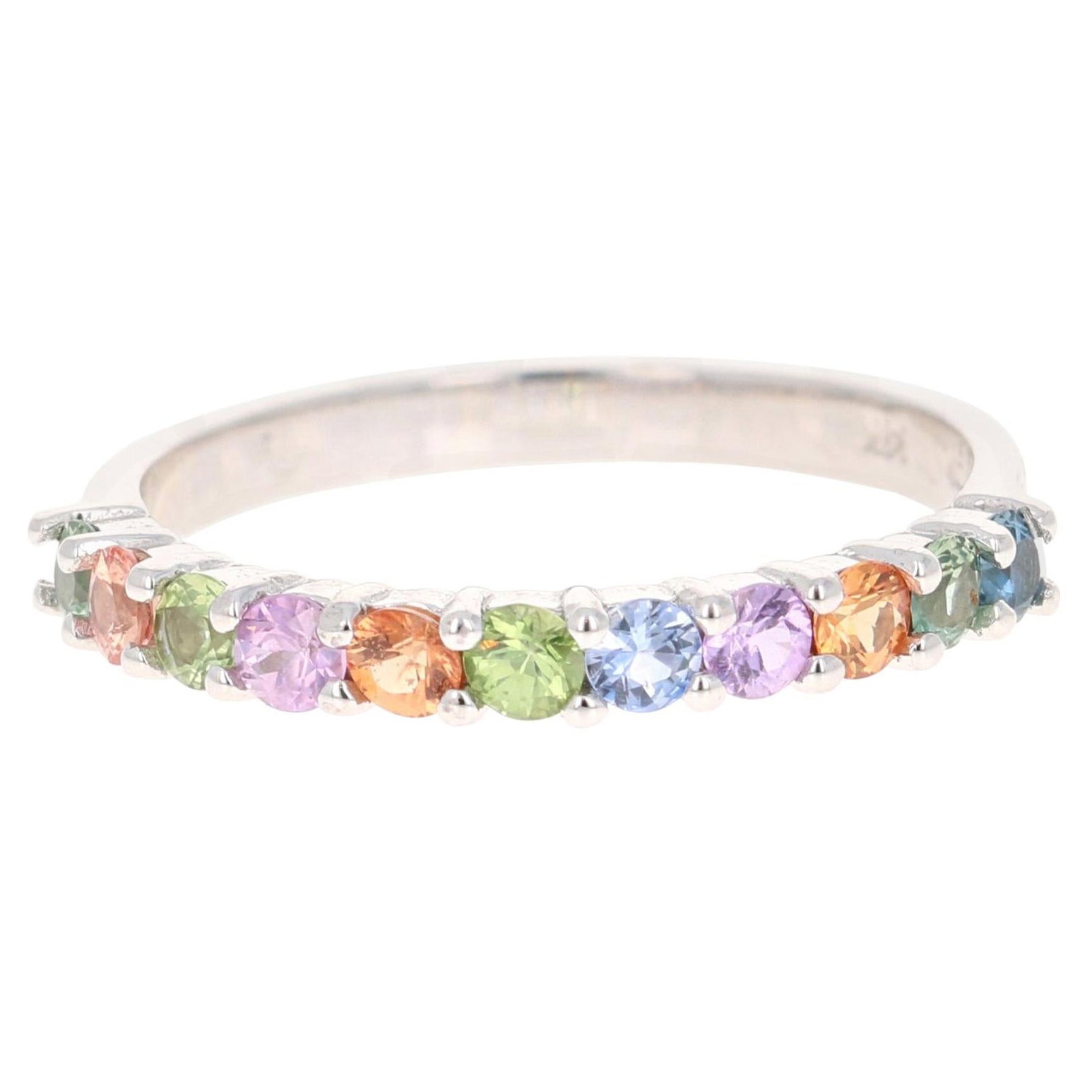 Cartier Multi-Color Sapphire Ring at 1stDibs