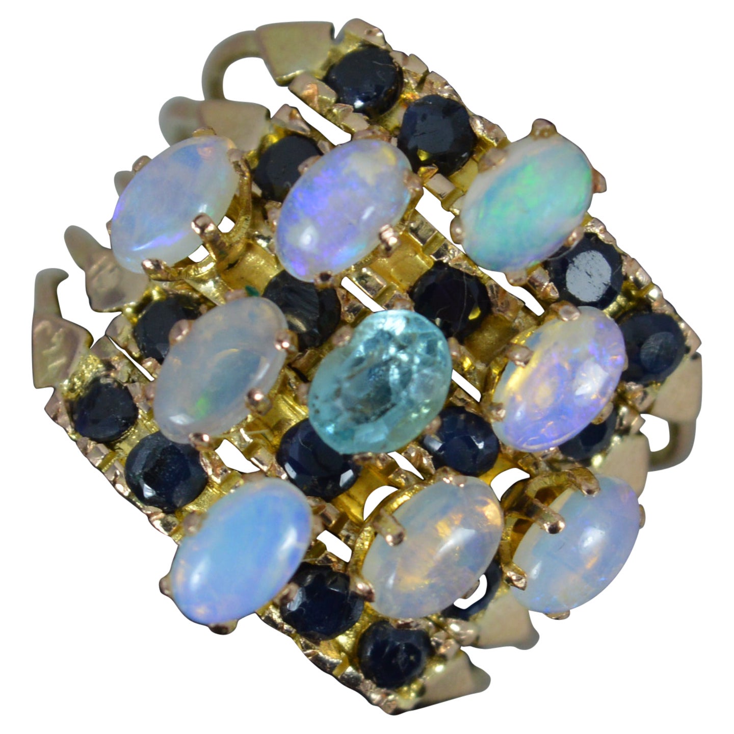 Antique Edwardian, German, 14 Carat Rose Gold, Pink Sapphire and ...