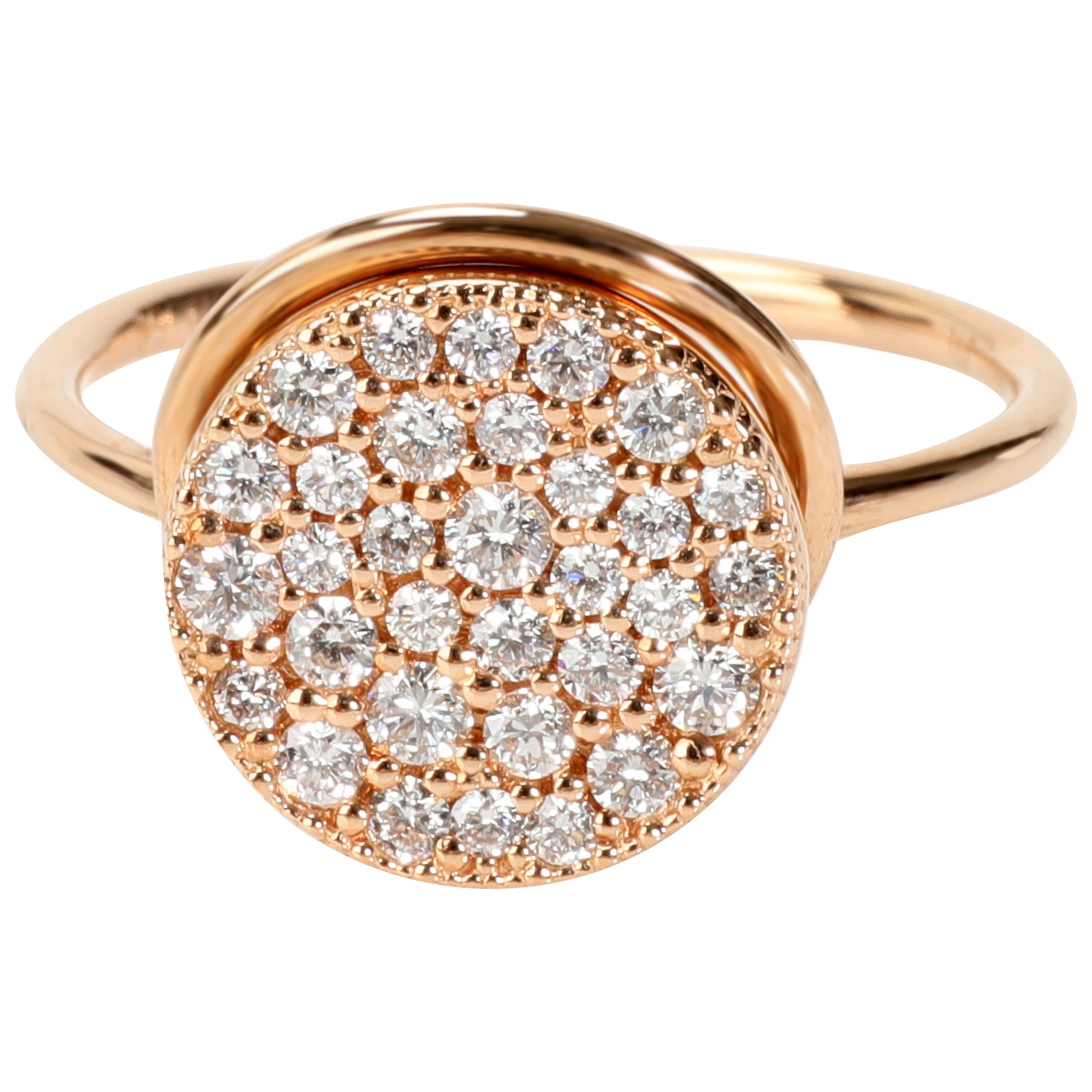 Faye Kim Diamond Disc Ring For Sale at 1stDibs