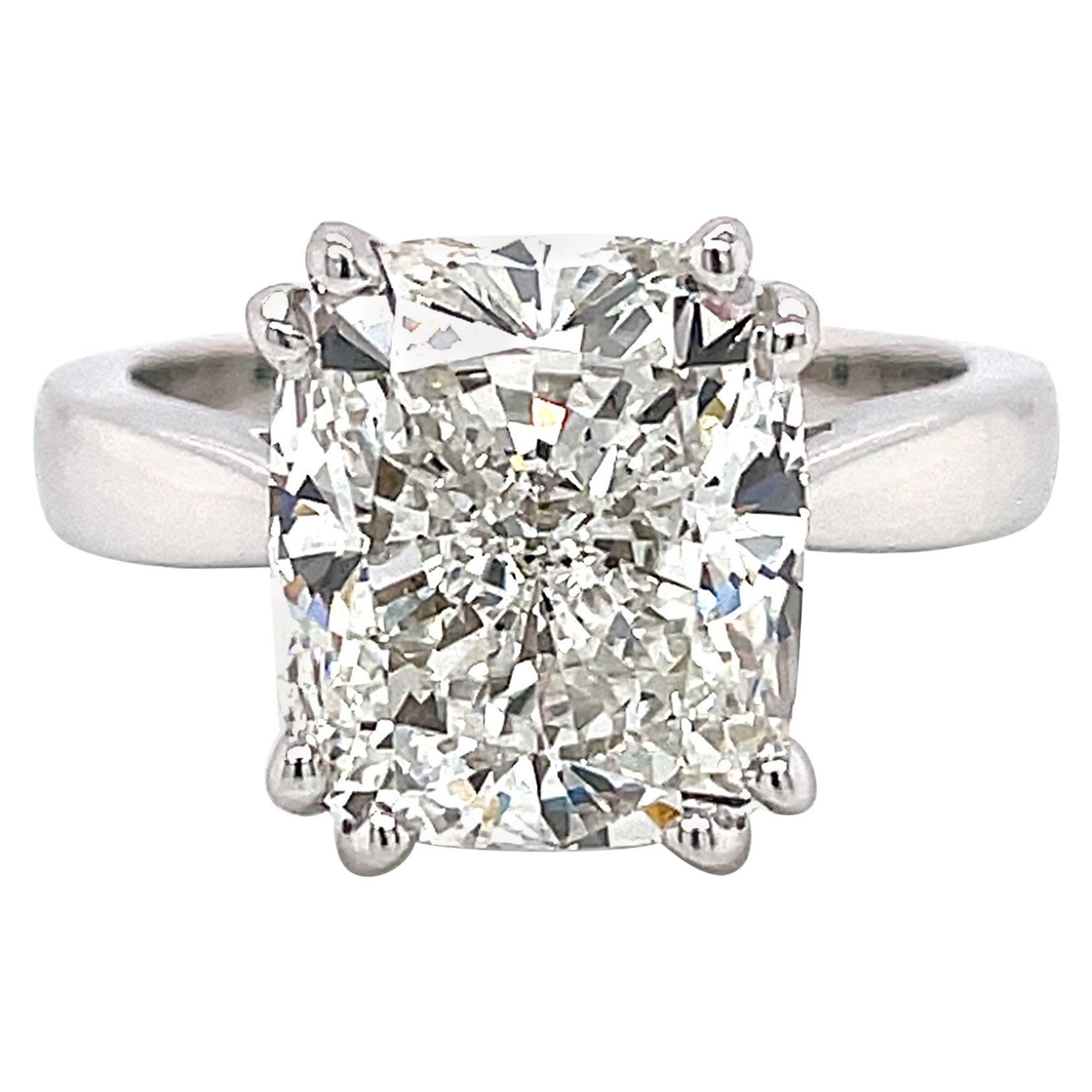 Chimento Italian Contemporary GIA F-VS1 Diamond Solitaire 18 Karat Ring ...