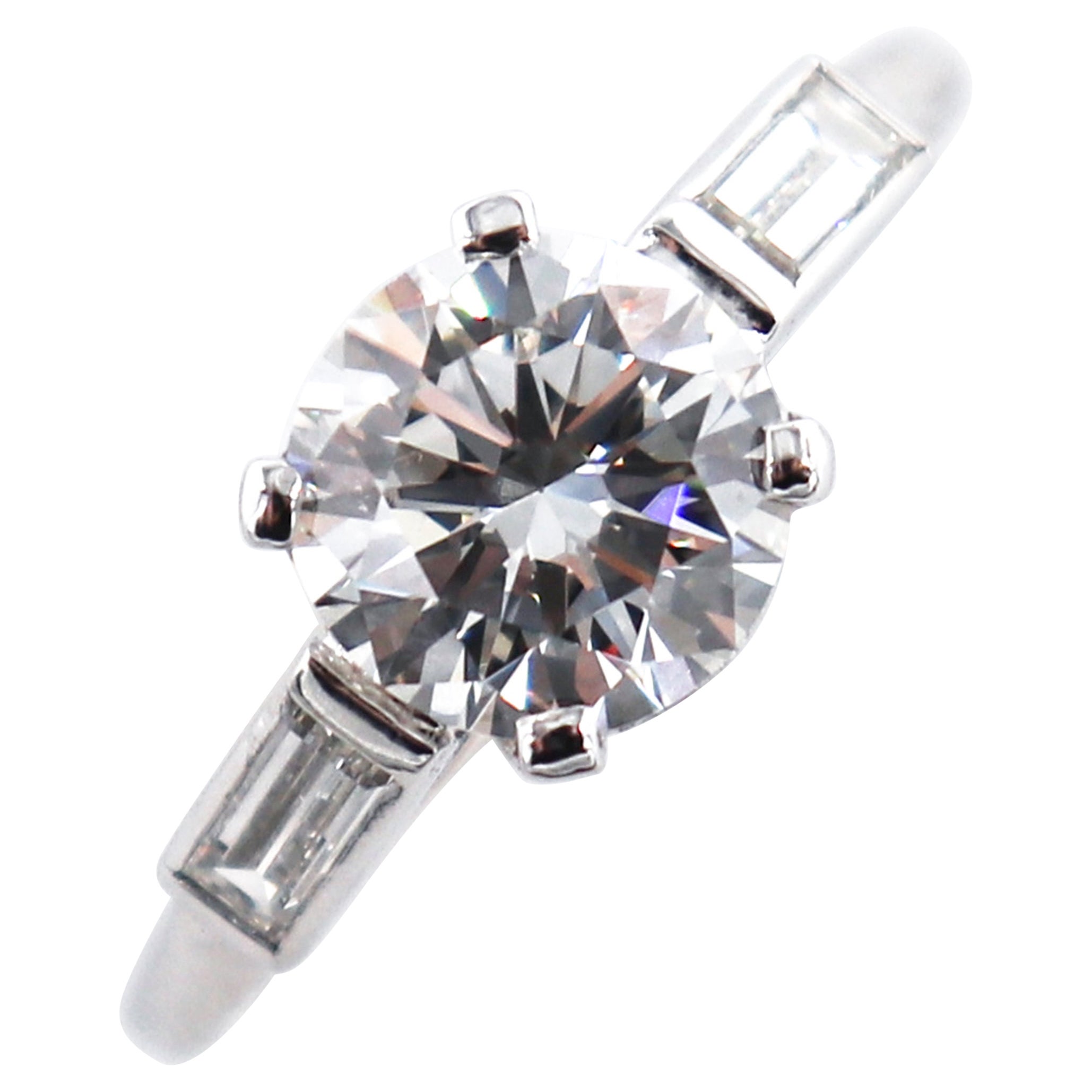 1.41 Carat GIA Certified Portrait Cut Diamond Mounted in an 18 Karat ...