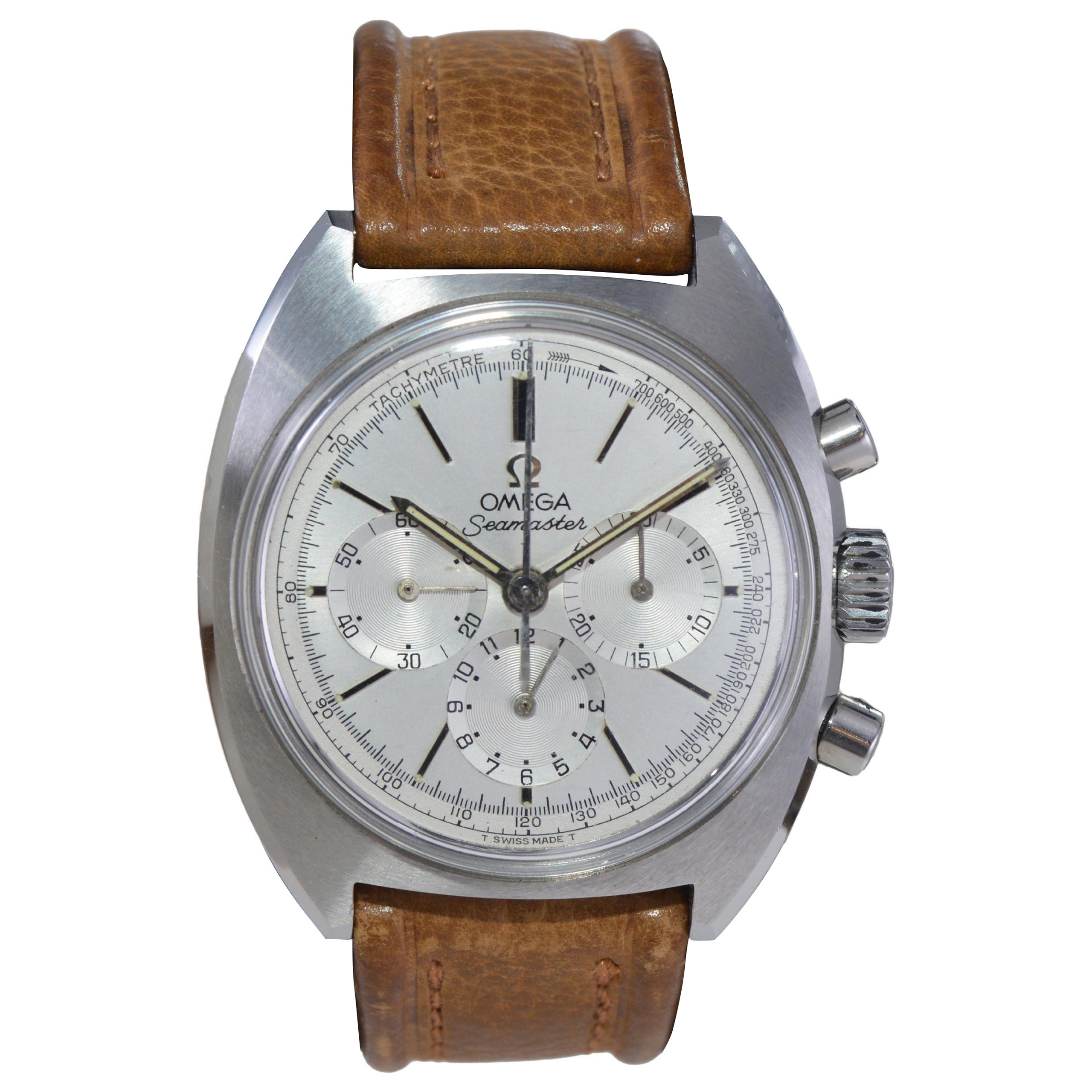 Vintage Omega Flightmaster Stainless Steel Watch, 1970 For Sale at ...