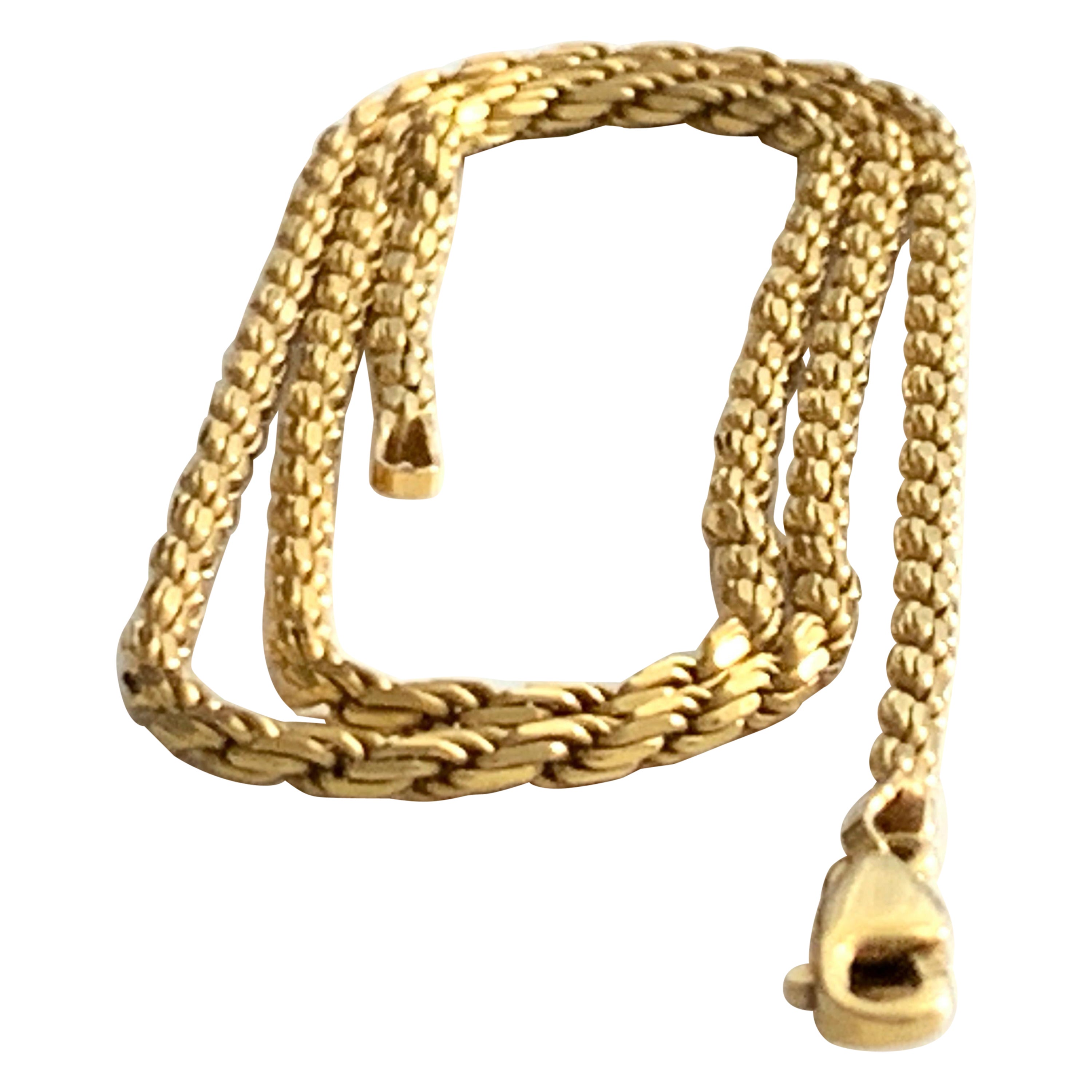 9ct 375 Gold Vintage Locket Necklace at 1stDibs