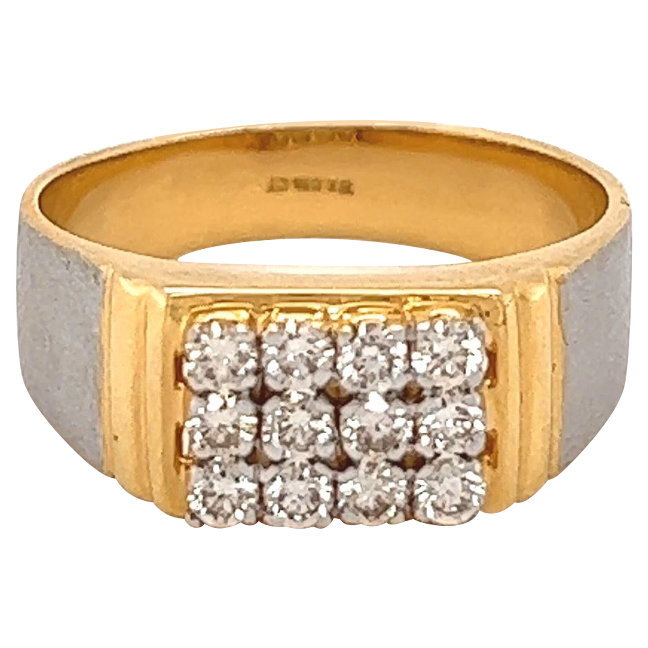 Men's DiModolo Heavy Weight Onyx and Gold Ring at 1stDibs | mens heavy ...