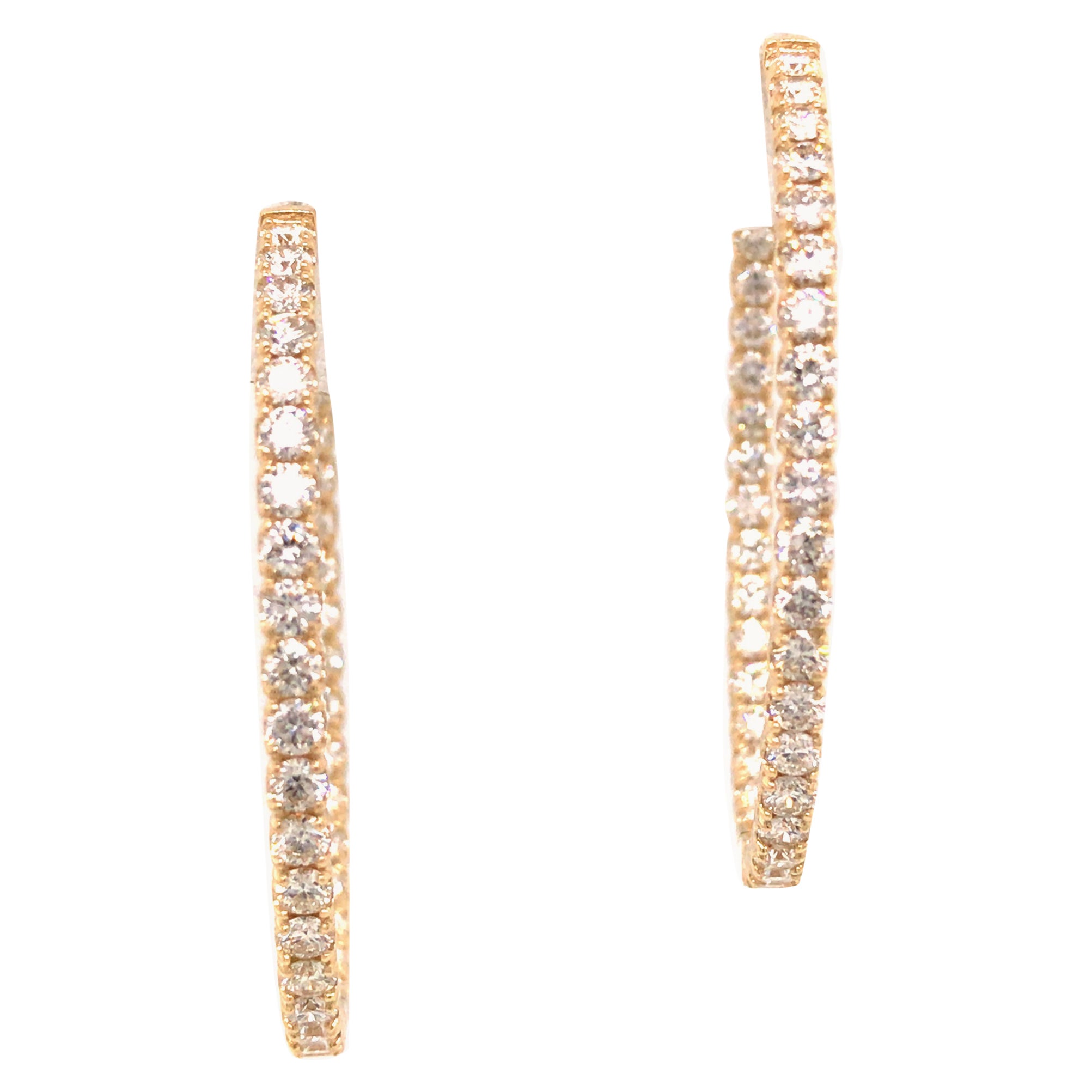 Boucheron Toi et Moi Serpent Bohème Yellow Gold Diamond Oval Hoop Omega ...